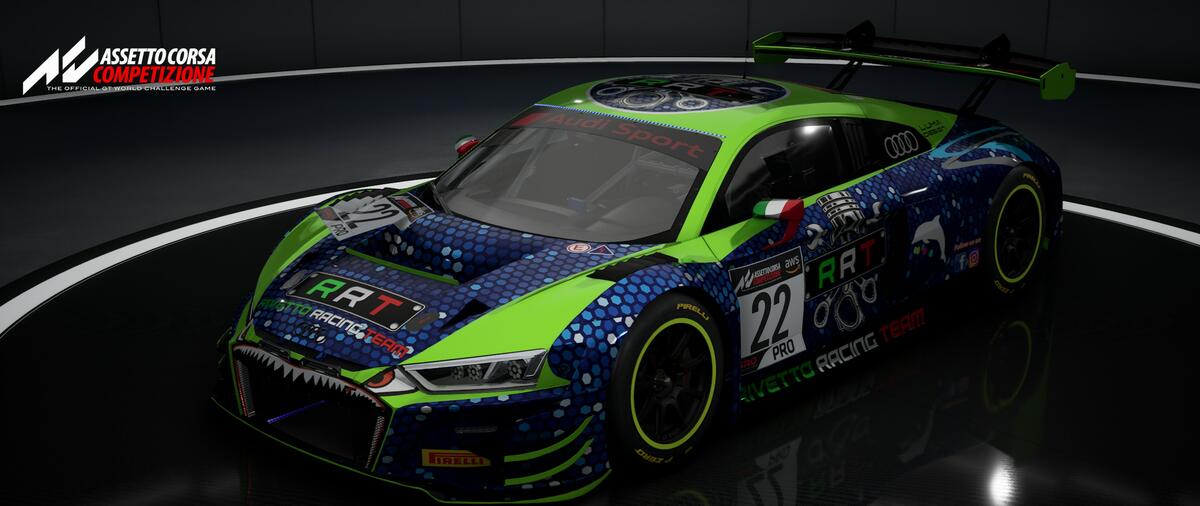RRT_AUDI_R8_GT3_EVO_II_#22 | Awesome Simracing