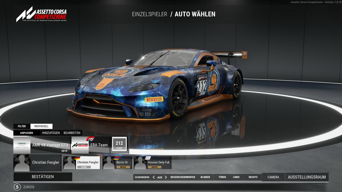 ERA Team Livery Ason Martin V8 | Awesome Simracing