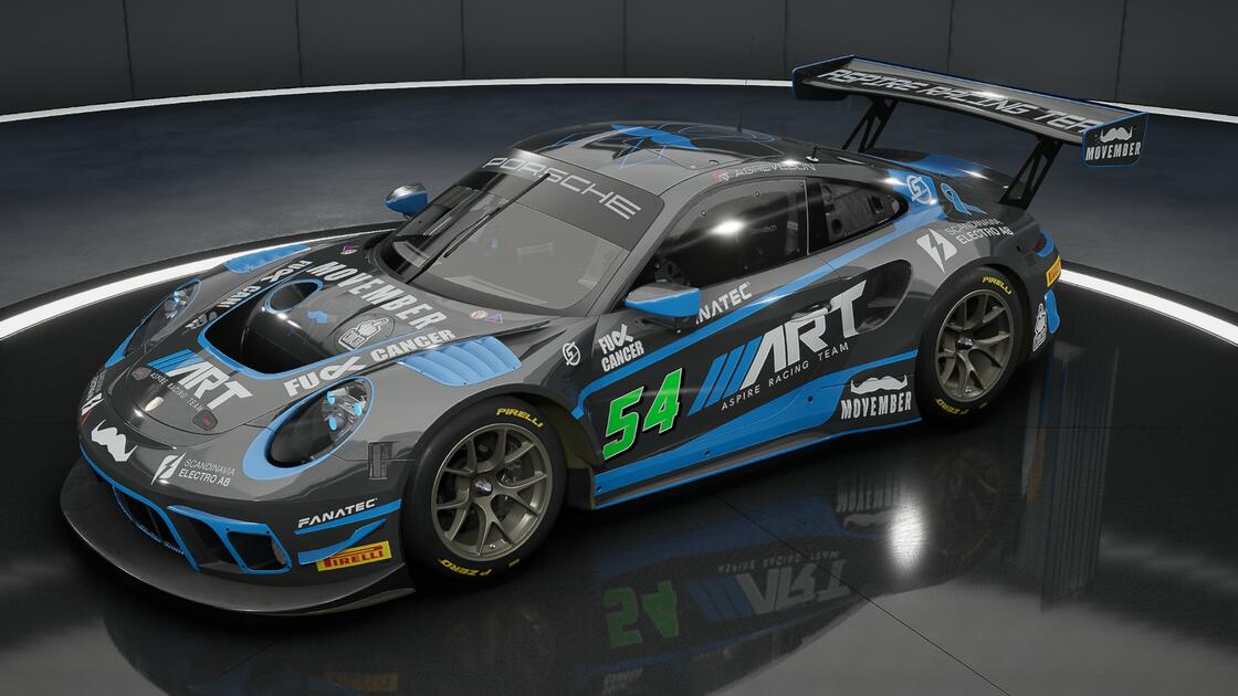 Aspire Racing Team Porsche AG Movember | Awesome Simracing