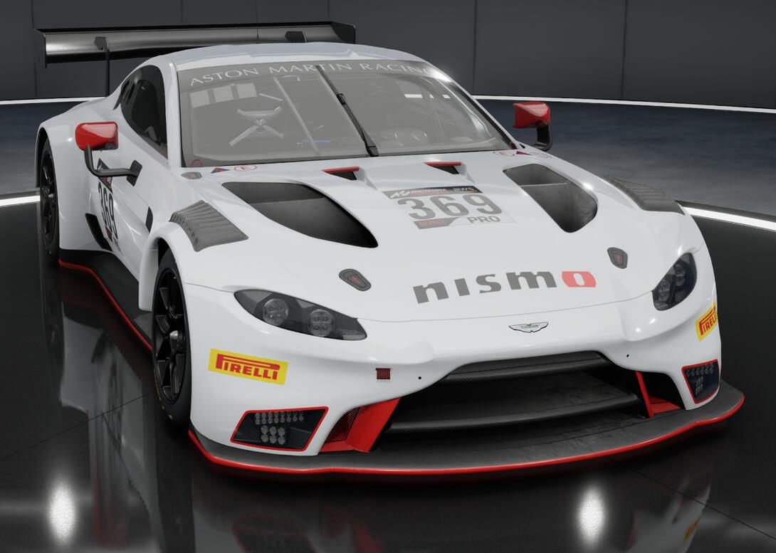 AMR V8 Vantage GT3 nismo edition pirelli logo | Awesome Simracing