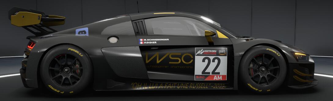 Team WSC Gold livery | Awesome Simracing