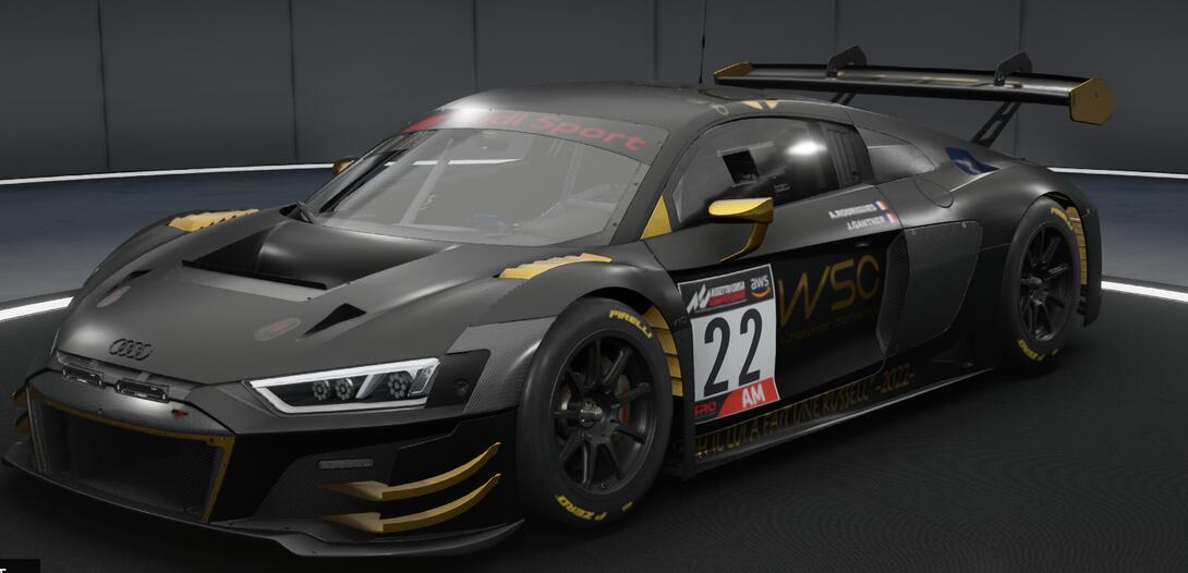 Team WSC Gold livery | Awesome Simracing