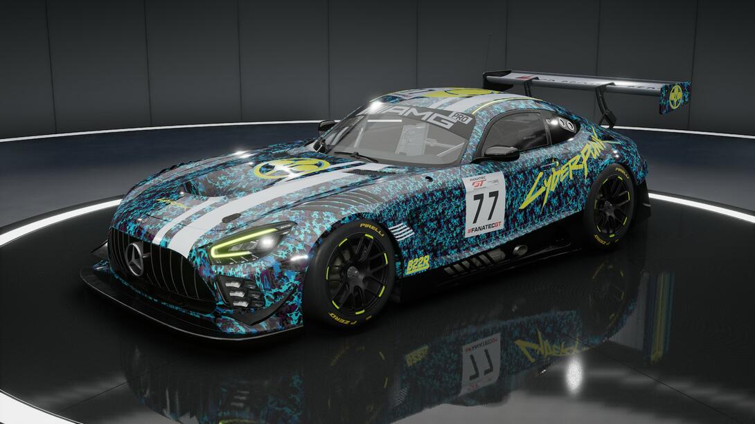Cyberpunk 2077 Mercedes EVO GT3 | Awesome Simracing